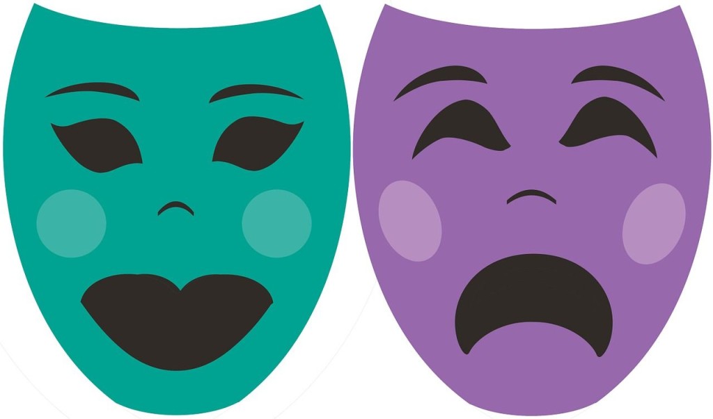 Thalia and Melpomene: Comedy, Tragedy Masks Everyone Recognizes
