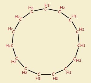 Cyclopentadecane the Simplest Catenane Interlocking Ring Structure?